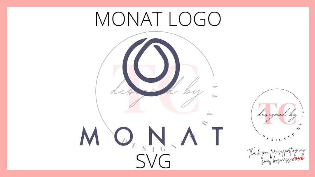 Monat Logo | Monat SVG | Hair Care | Boss Babe | Girl Boss | Hair Boss ...