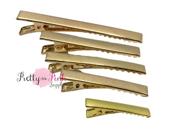 1.75 Double Prong Alligator Clip Hair Clips Alligator - Etsy