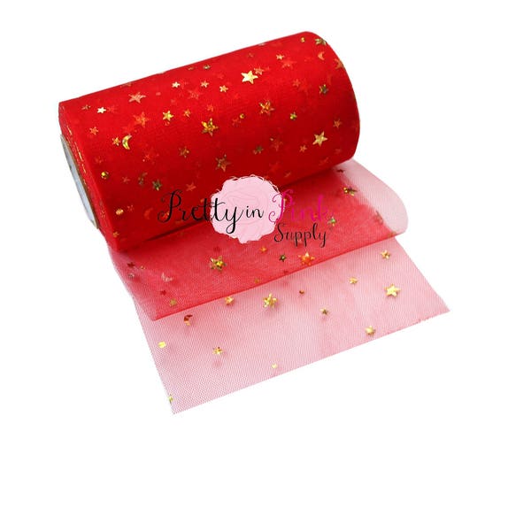 Glitter Star Tulle - Etsy