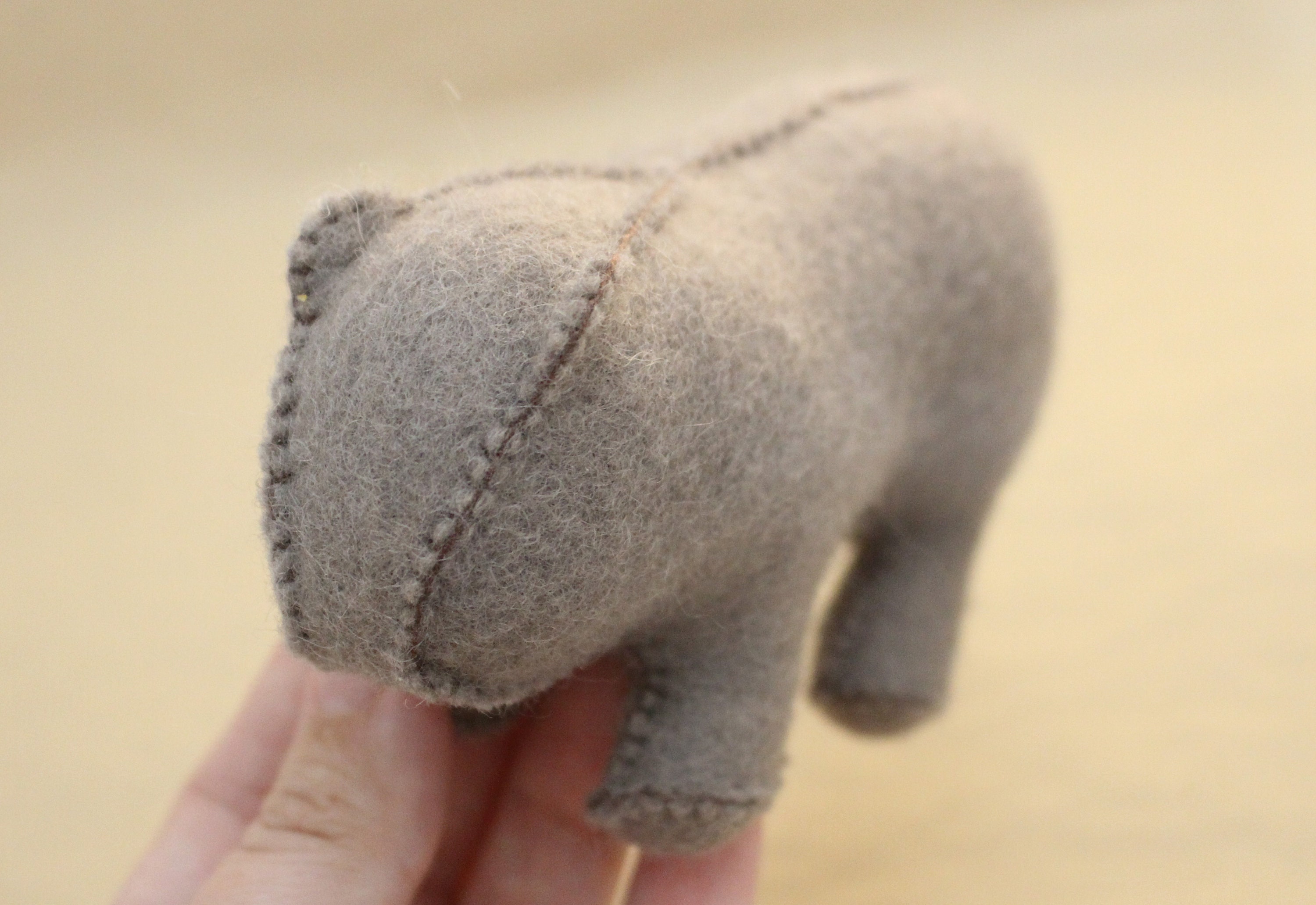 Australian wombat craft pattern and guide PDF Digital | Etsy