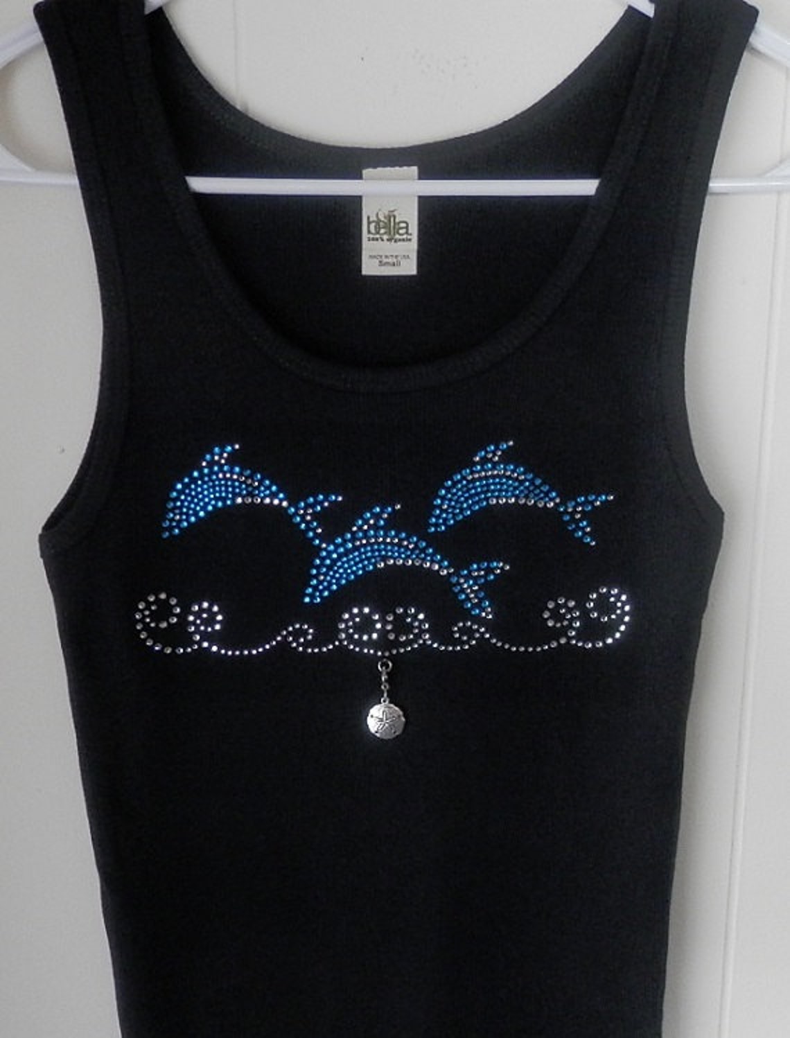 Women's Dolphin Rhinestone Tank Top. It Comes With A - Etsy