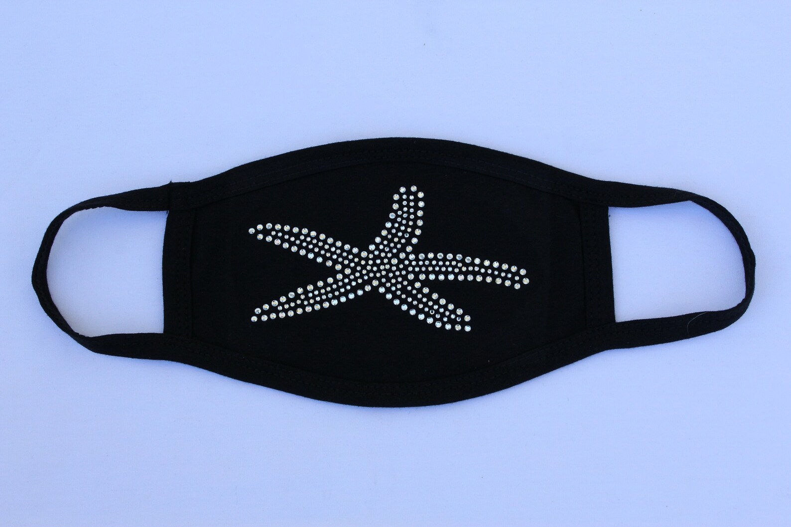 Starfish Face Mask Rhinestone Starfish Face Cover Beach - Etsy