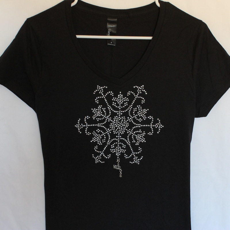 Rhinestone T Shirt - Etsy