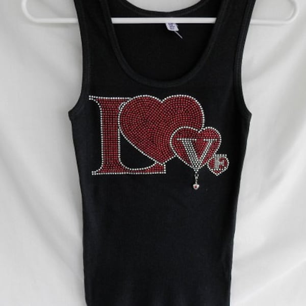 Rhinestone Top - Etsy