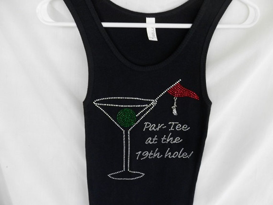 Golf Saying Rhinestone Par-tee at the 19th Hole Comes With A Removable ...