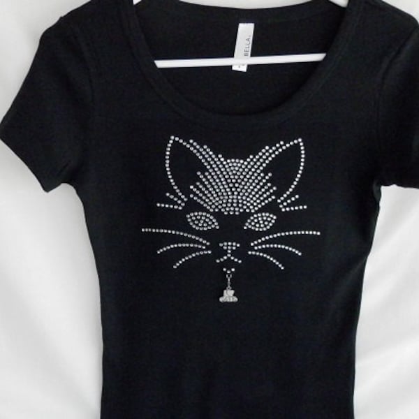 Rhinestone T Shirt - Etsy