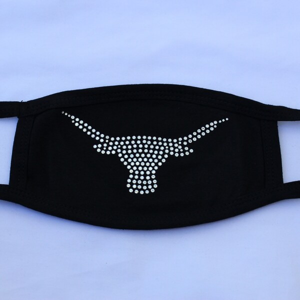 Texas Longhorn Face Mask - Etsy