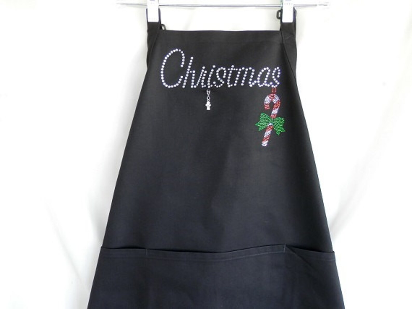 Womens Christmas Apron With A Candy Cane. It Comes With A Removable ...