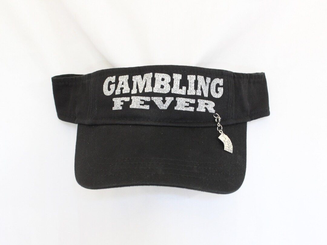 Gambling Fever Vinyl Glitter Visor. Viene con una baraja extraíble de ...