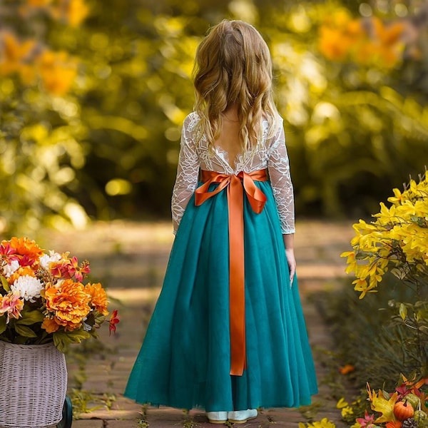 Fall Flower Girl - Etsy