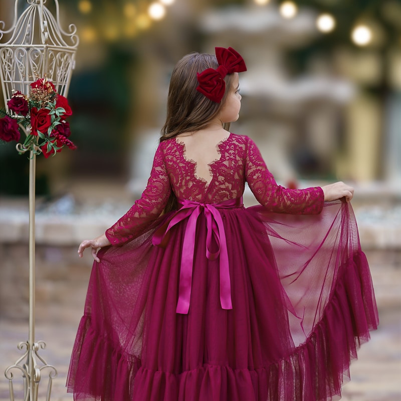 Flower Girl Red Dresses - Etsy