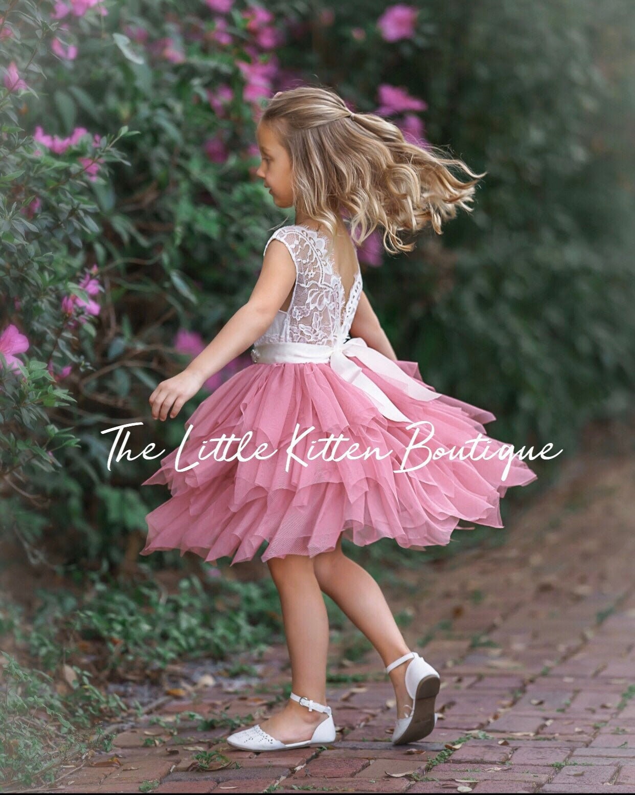 Tulle Flower Girl Dress Ivory Flower Girl Dress White Lace Etsy Canada