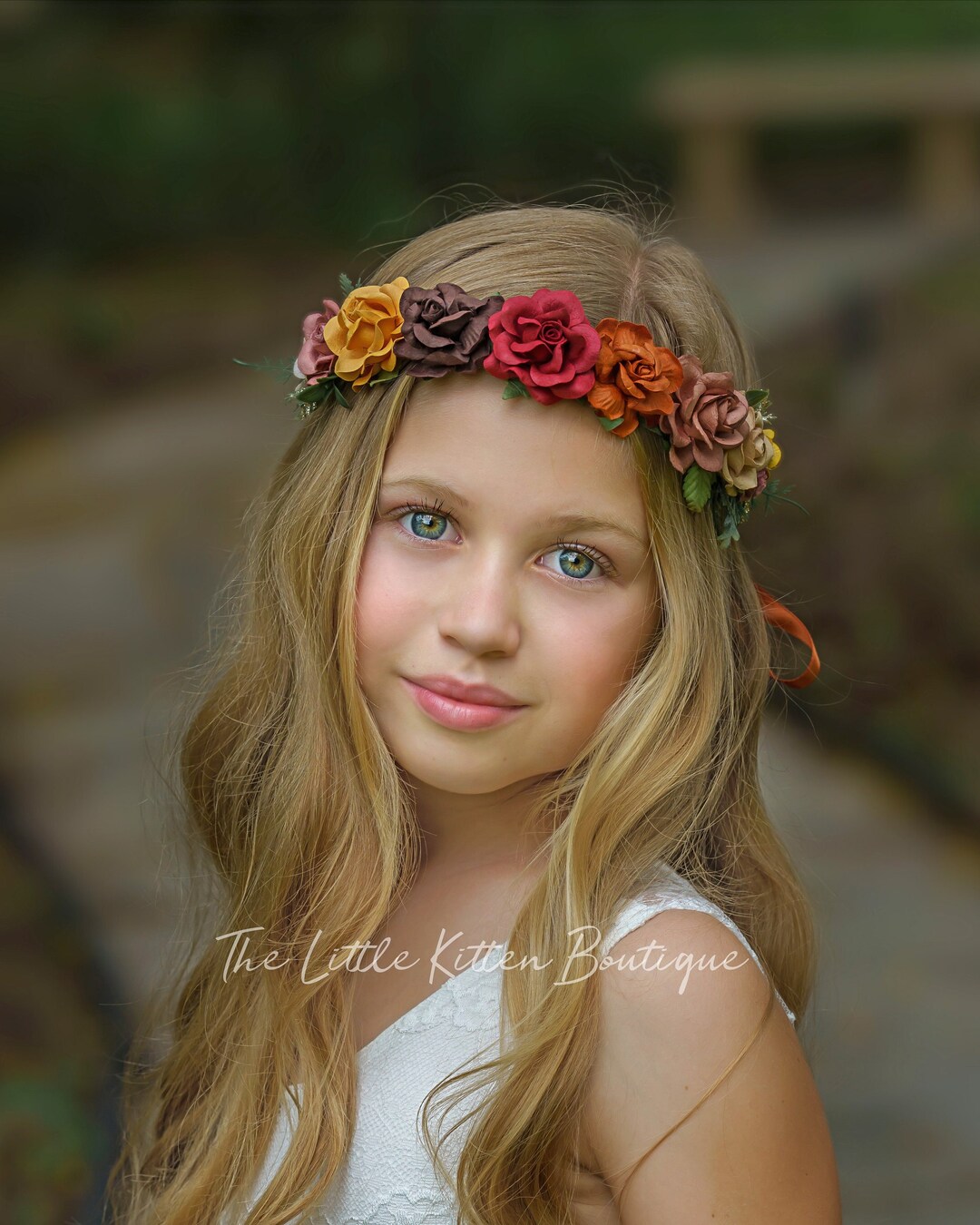 Floral Hair Wreath, Rose Hair Wreath, Wedding Hair Accessories ...