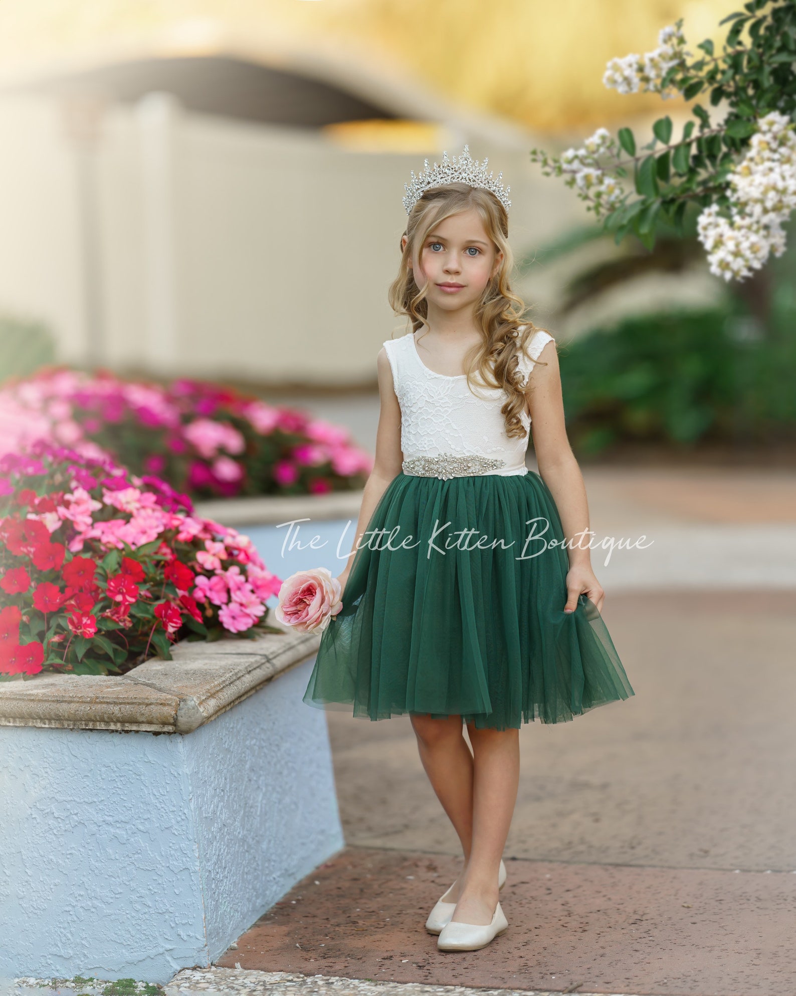 Tulle Flower Girl Dress Wedding Dress Tutu Dress Tulle - Etsy