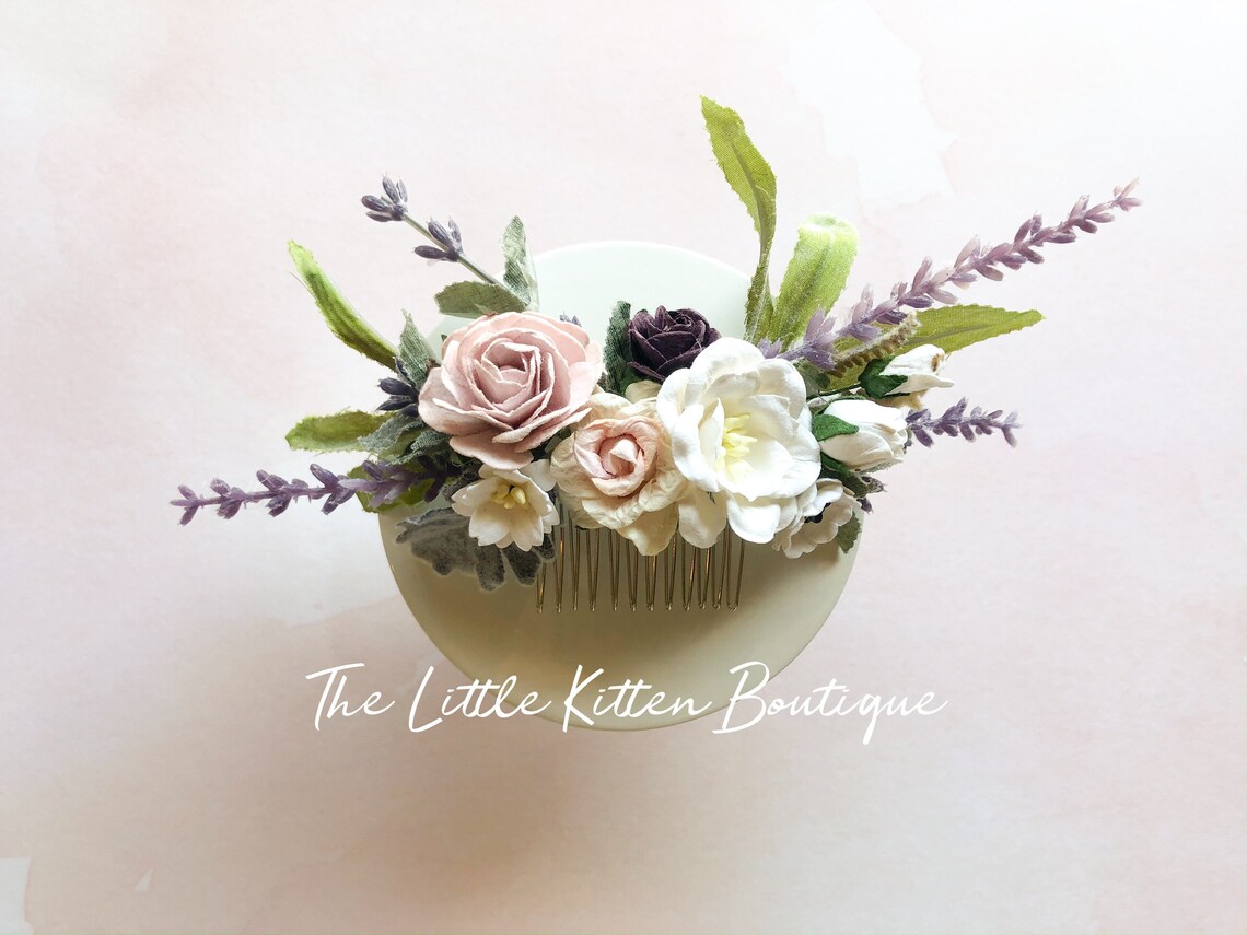 Flower Hair Combs Flower Wedding Hair Comb Wedding Hair - Etsy