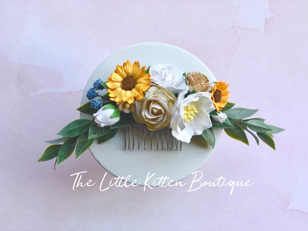 Flower Hair Combs, Wedding Hair Comb, Wedding Hair Accessories ...