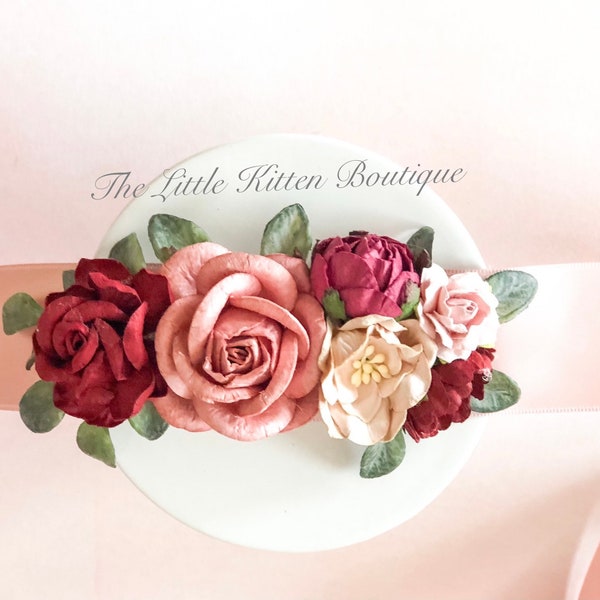 Flower Sash - Etsy