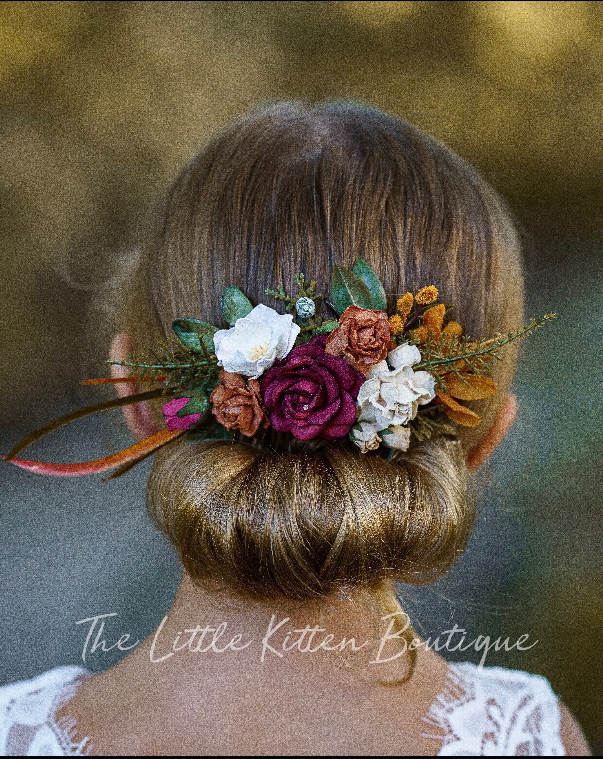 Burnt Orange tulle flower girl dress, Rust Flower Girl Dress, rustic ...