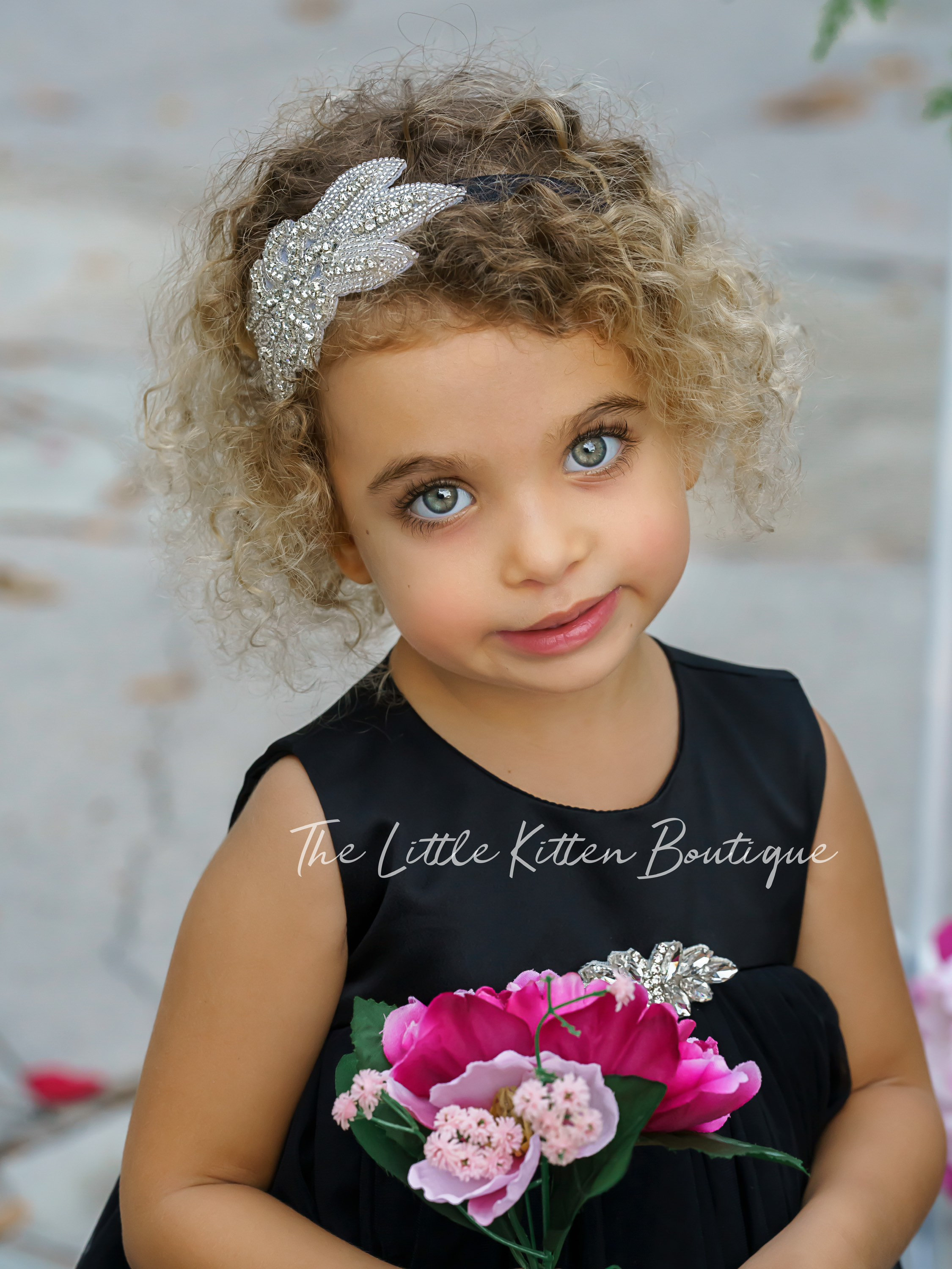 Black Flower Girl Dress Flower Girl Dress Flower Girl Dresses Boho Flower Girl Dress Girls