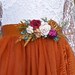Burnt Orange Flower Girl Dress, Fall Flower Girl Dress for Wedding ...