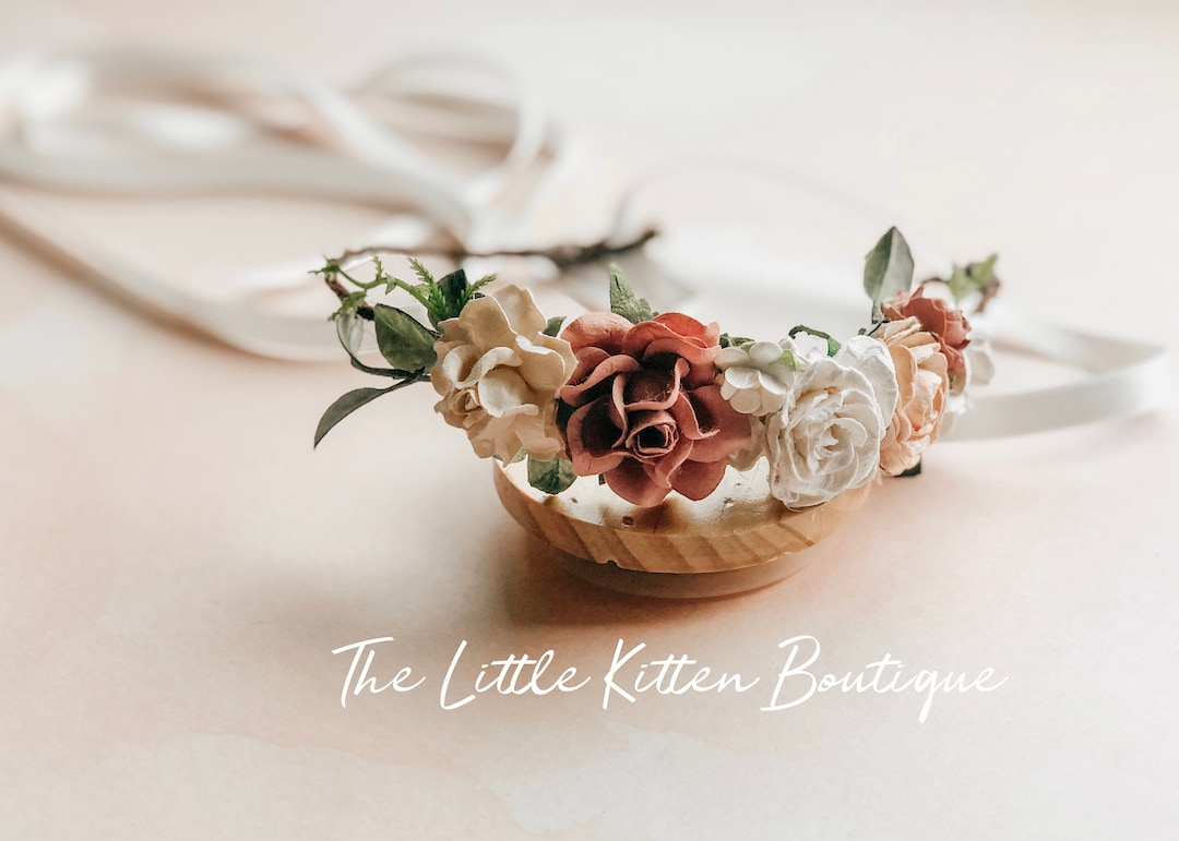 Floral Hair Wreaths, Wedding Hair Accessories, Floral Headband, Flower ...