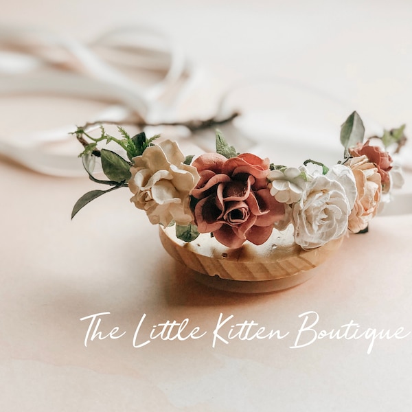 Flower Girl Head Wreath - Etsy