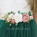 Flower Sash Wedding Sash Custom Sash Sash's Sashes for - Etsy