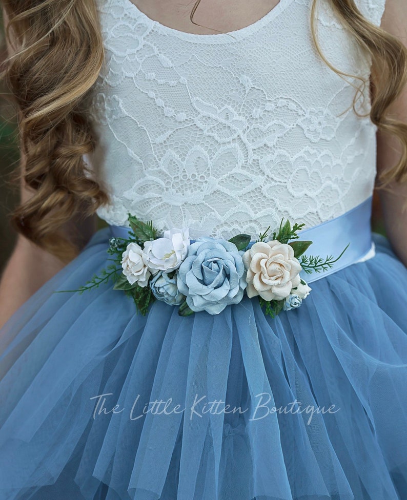 Flower Sash Wedding Sash Sash's Sashes for Dresses - Etsy