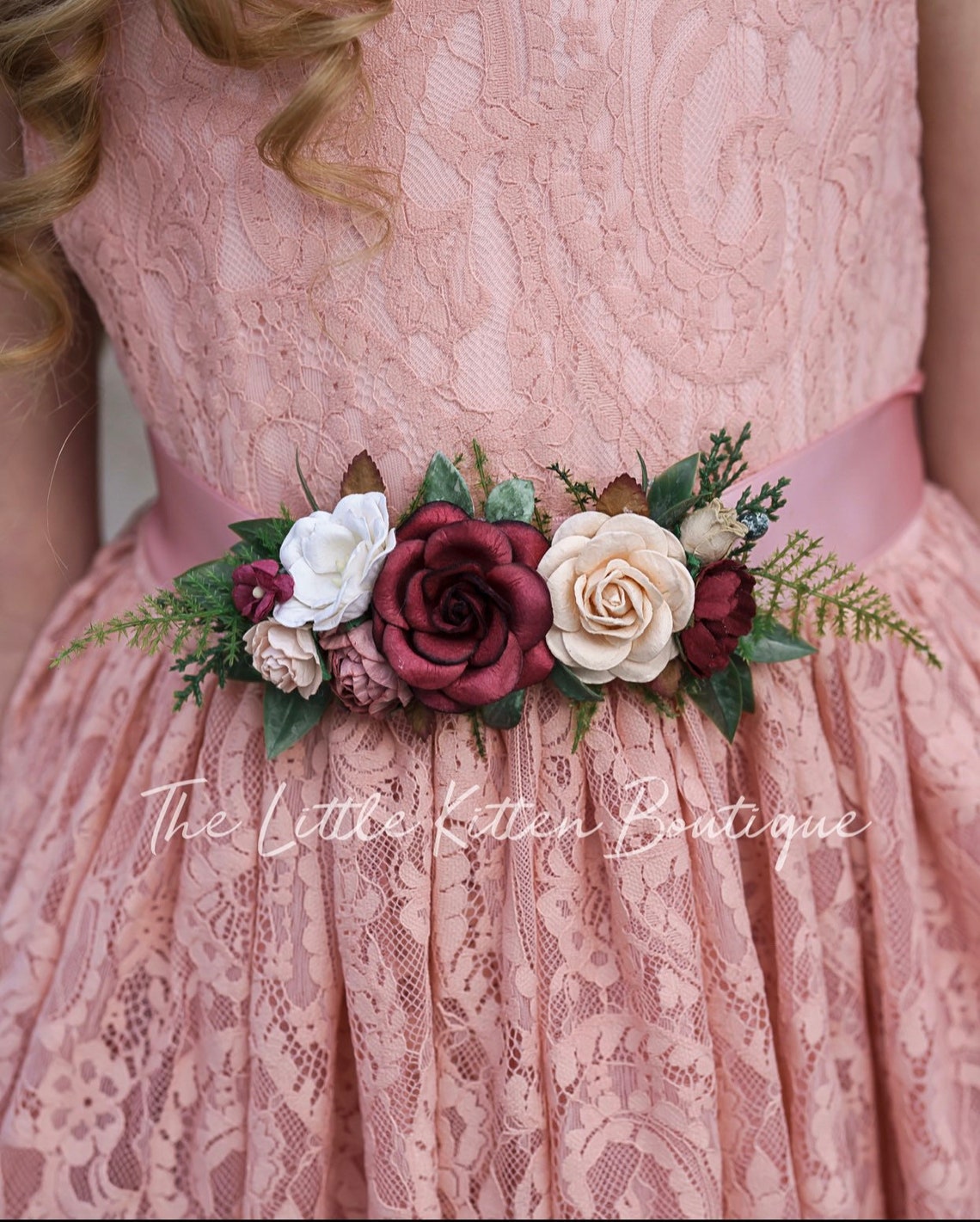 Flower Sash Wedding Sash Custom Sash Sash's Sashes for - Etsy