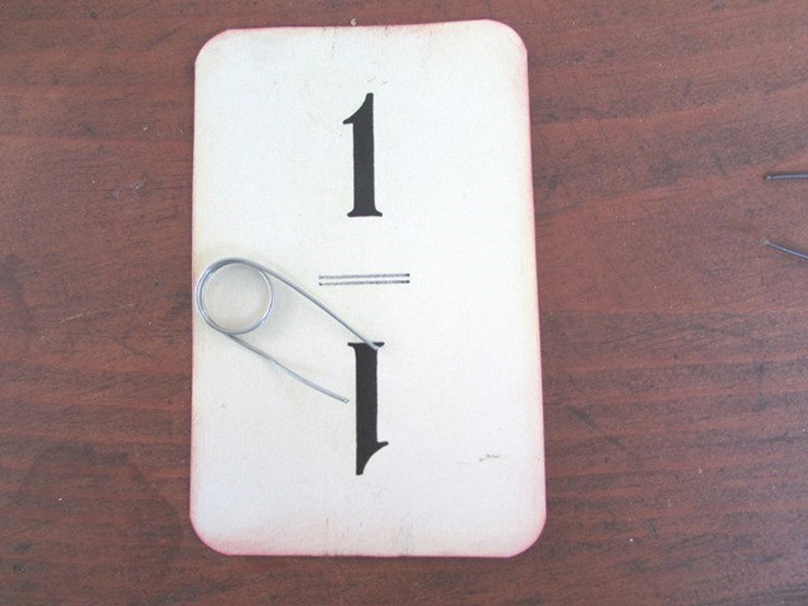 Wire Loop Table Number Holder ONE Loop Budget Wedding - Etsy