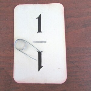 Wire Loop Table Number Holder ONE Loop Budget Wedding - Etsy