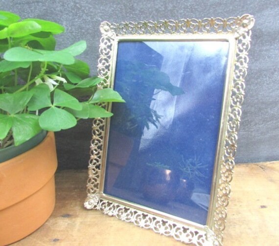 Vintage Gold Frame Filigree Decorative Wedding Photo Frame | Etsy