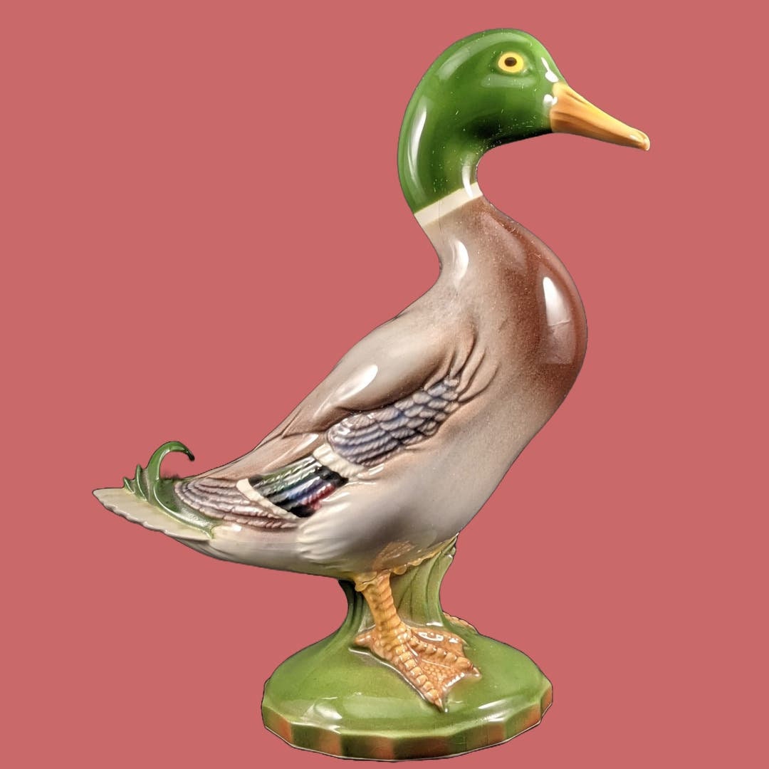 Vintage 1940s Ball Brothers Art Ware Mallard Duck Figurine - Etsy