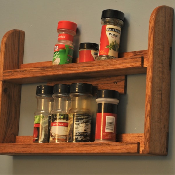 Red Spice Rack - Etsy