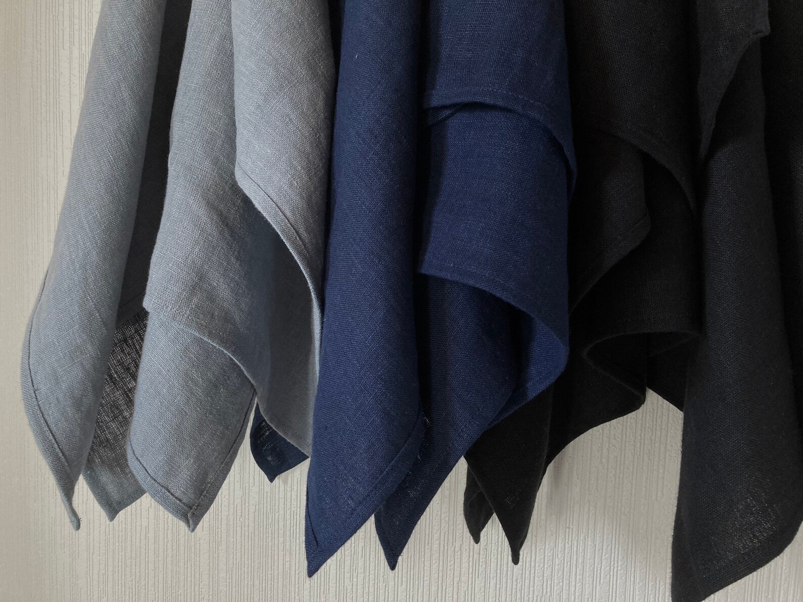 Linen Hand Towels Dish Towels Kitchen Towel Set of 4 | Etsy