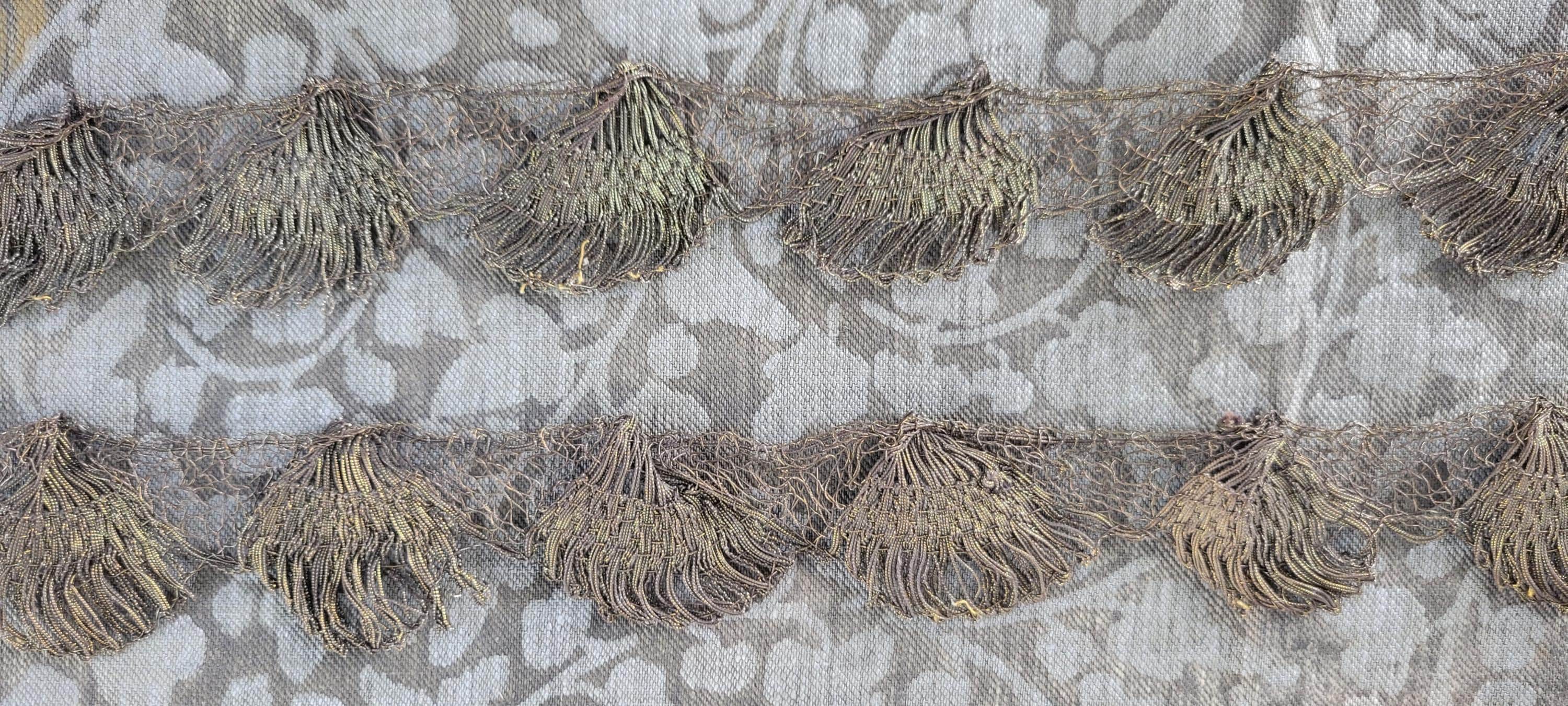 Antique French Metallic Torchon Trim - Gold Metal Fan Trim - Etsy