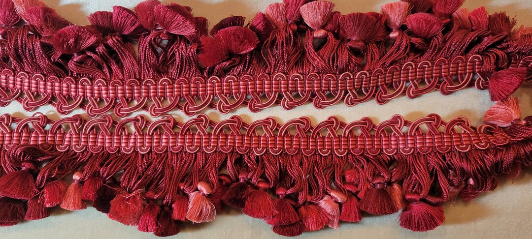 Modern Samuel & Sons Silk Tassels Fringe Trim - Passementerie Header ...