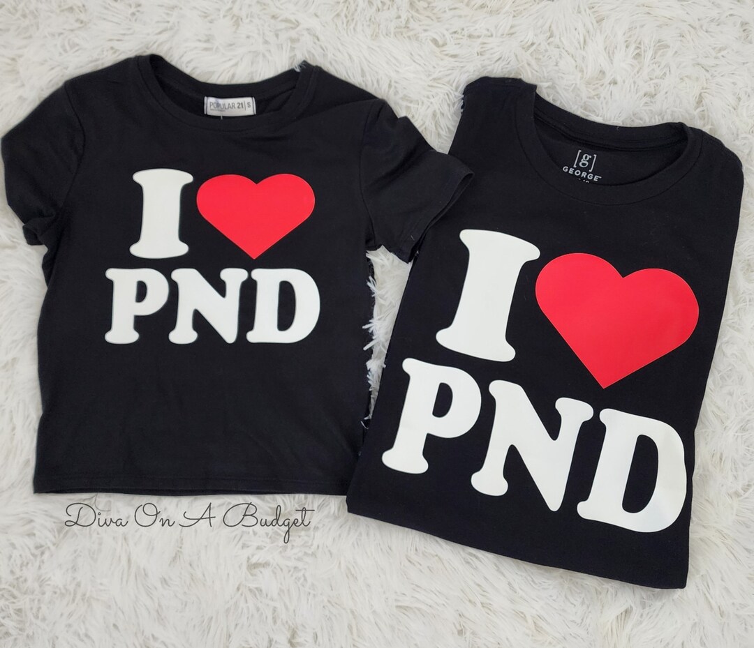 Party Next Door I Heart PND Custom Shirt - Etsy