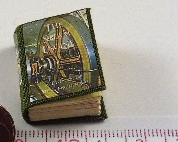 1209 Steam Engines Miniature Book Doll House Miniature in - Etsy Australia