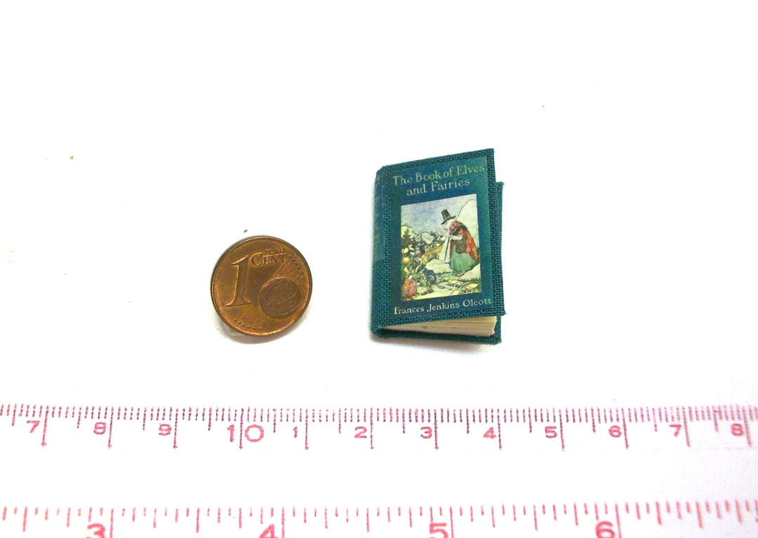 1350# Book of Elves and Fairies - English Children's Book - Dollhouse ...