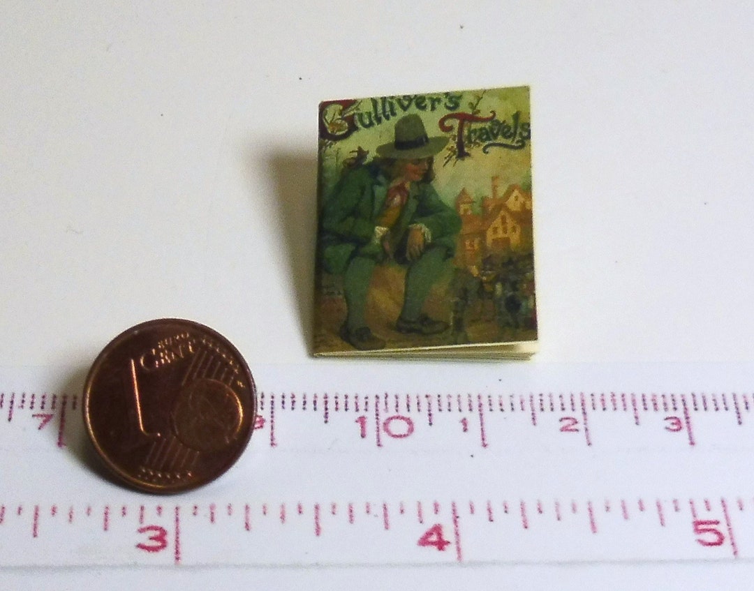1333# Children's Book: Gullivers Travels - 1890 - Doll House Miniature ...