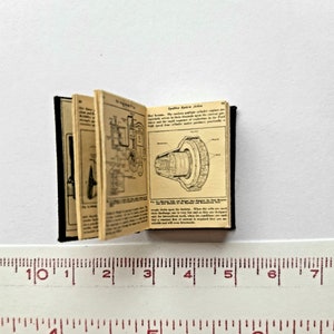 1211# the Model T Ford Car - Vintage Miniature Book - Doll House ...