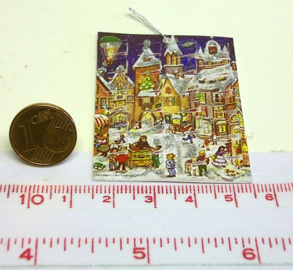 9004 Advent Calendar With 24 Doors or Windows to Open Doll - Etsy