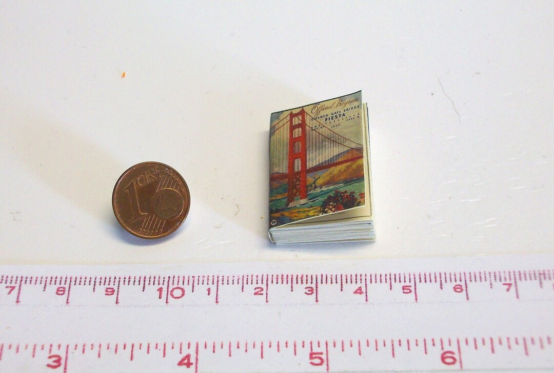 1532# Miniature Magazine 1937 - Golden Gate Bridge Fiesta - Doll House ...