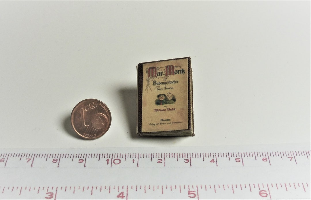 1101# Max and Moritz - German Miniature Book for Dollhouse in Scale 1/ ...