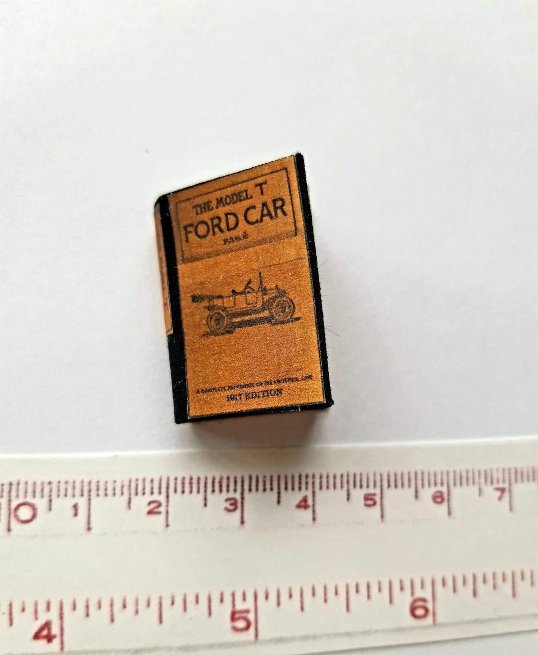 1211# the Model T Ford Car - Vintage Miniature Book - Doll House ...
