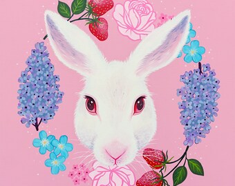 White Rabbit Art | Etsy