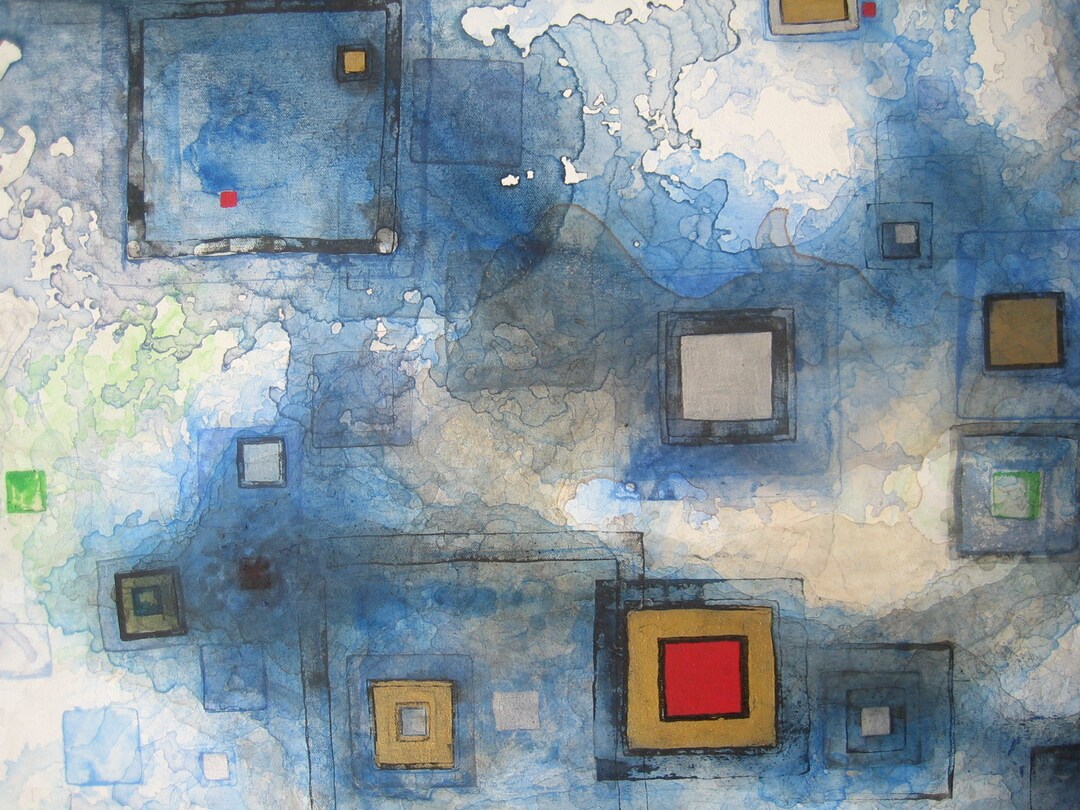 Perception of Control --- an Original Acrylic Painting on Canvas Three ...