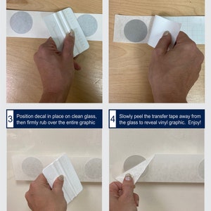 Dot Stickers for Glass Visibility Frost Vinyl Decals Circle Distraction ...