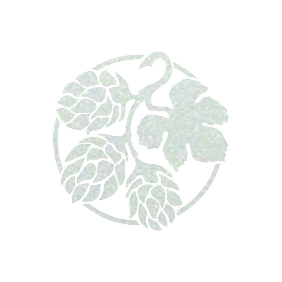 Beer Hops Stickers Large Frosted Vinyl Glass Visibility Decals Window ...
